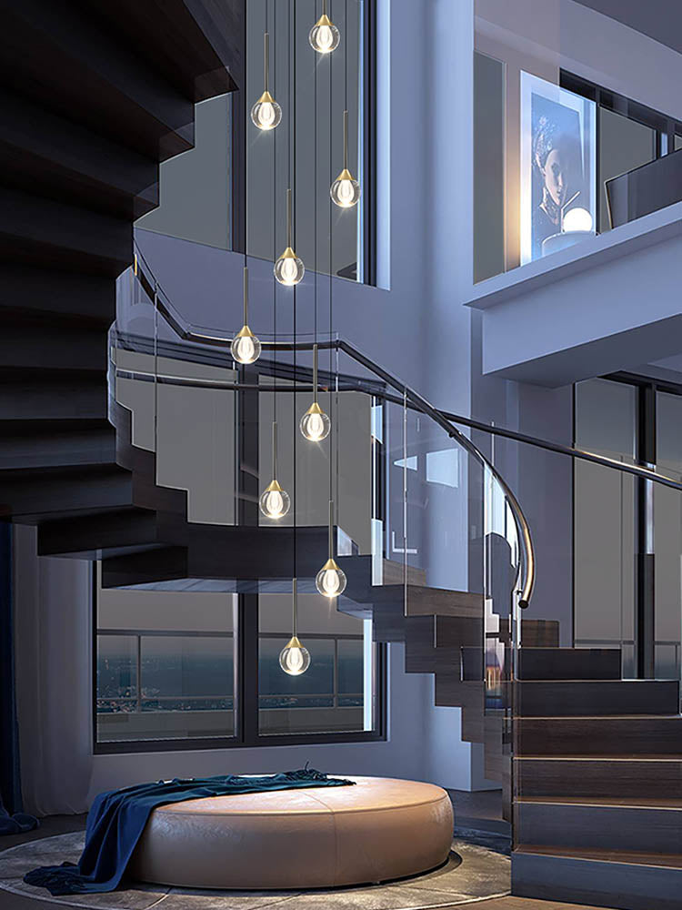 Aquitaine Entry Crystal Chandelier Lighting